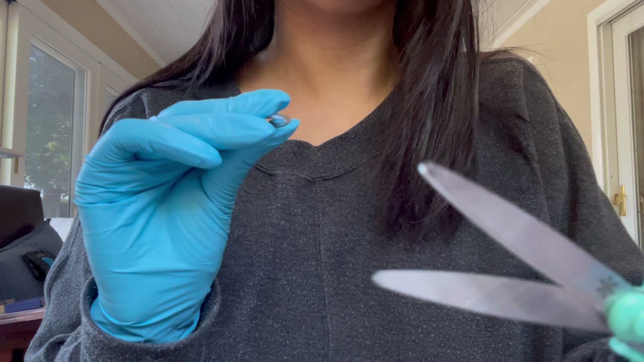 ASMR || pluck and cut negative energy layered sounds!! - YouTube