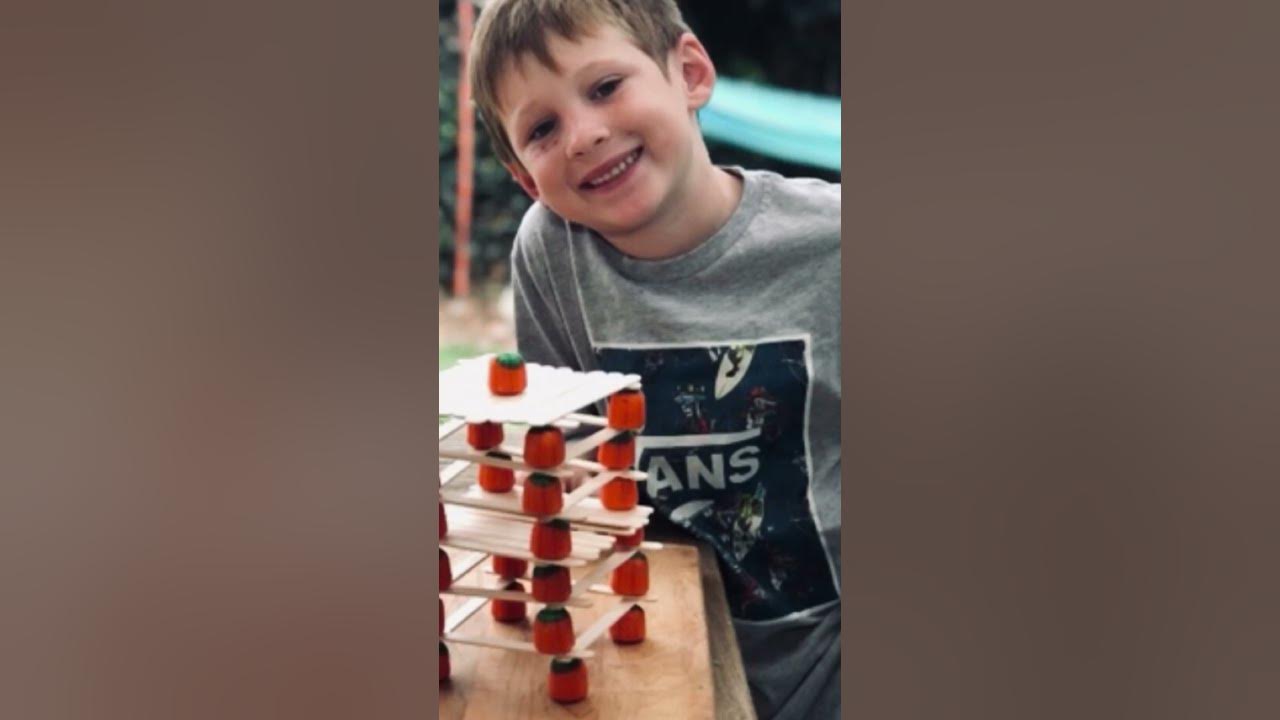 Halloween STEM Challenge | Candy Corn Tower | Activities for Kids - YouTube