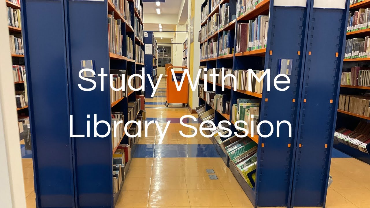 Study with me at the library| library sound1 Focus - YouTube