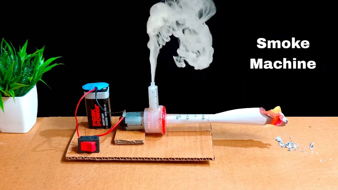 How to make Smoke machine at home ! DIY mini Smoke Machine ...