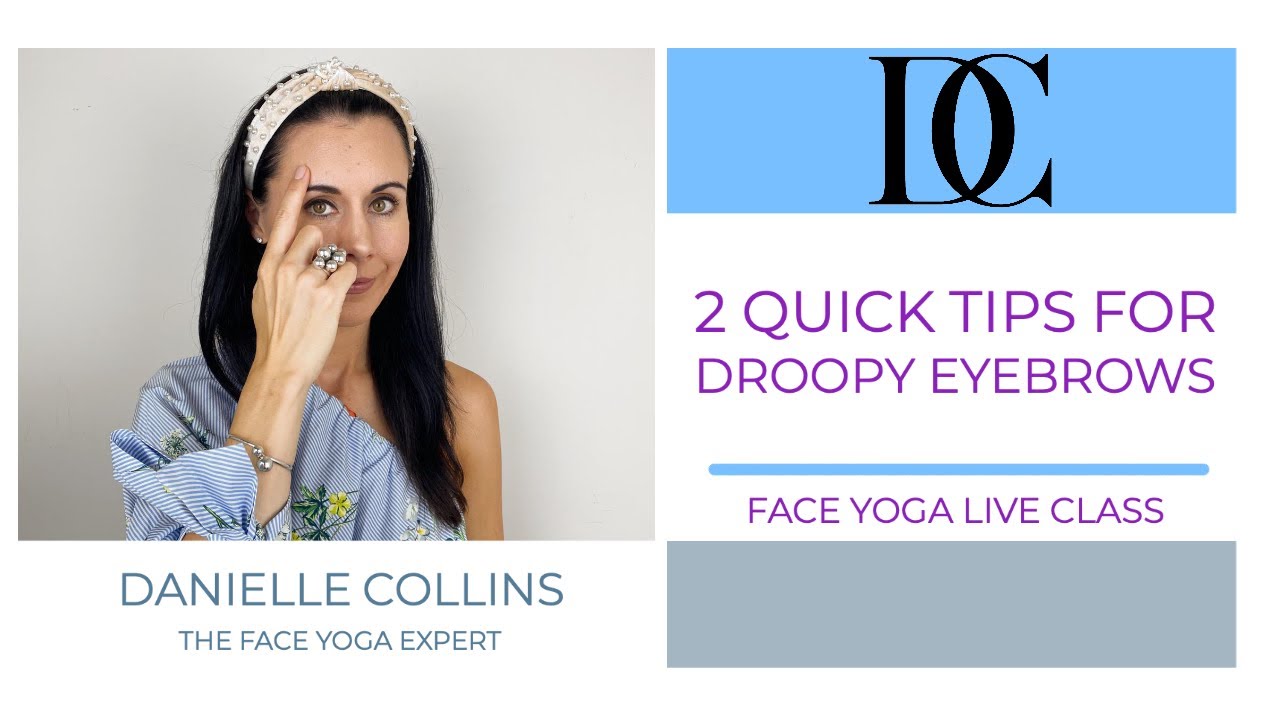 2 Quick Tips For Droopy Eyebrows - YouTube