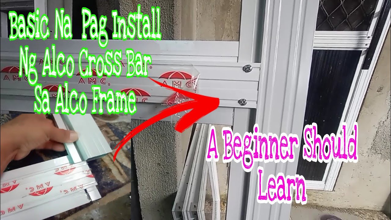 Paano Magkabit ng Alco Cross Bar sa Alco Frame? - YouTube