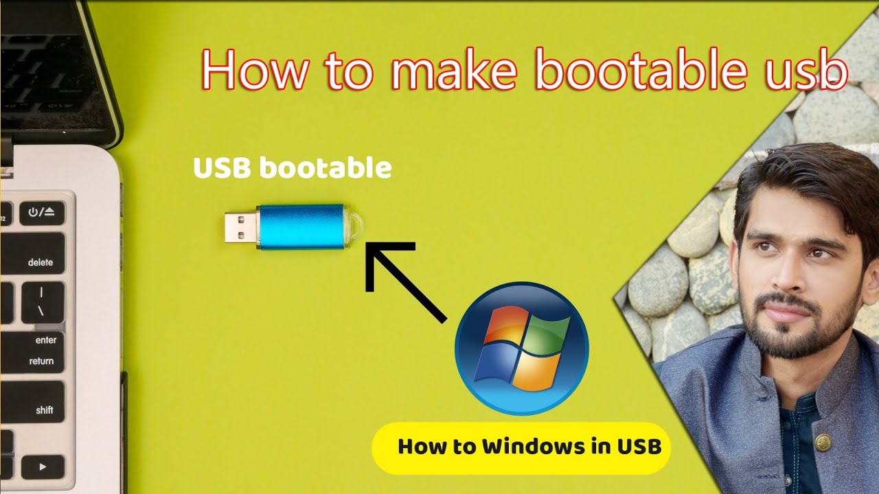 How to Make Windows 7 bootable in USB #the_best_tech_side - YouTube