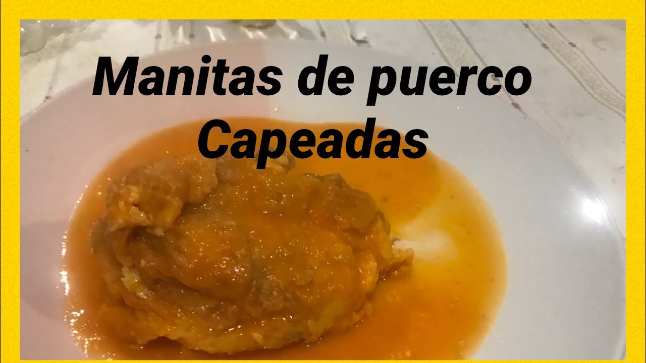 PATITAS DE PUERCO CAPEADAS EN JITOMATE MI RANCHO - YouTube