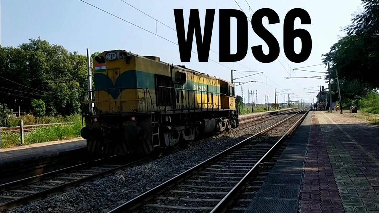 WDS6 Locomotive of Indian Railway - YouTube
