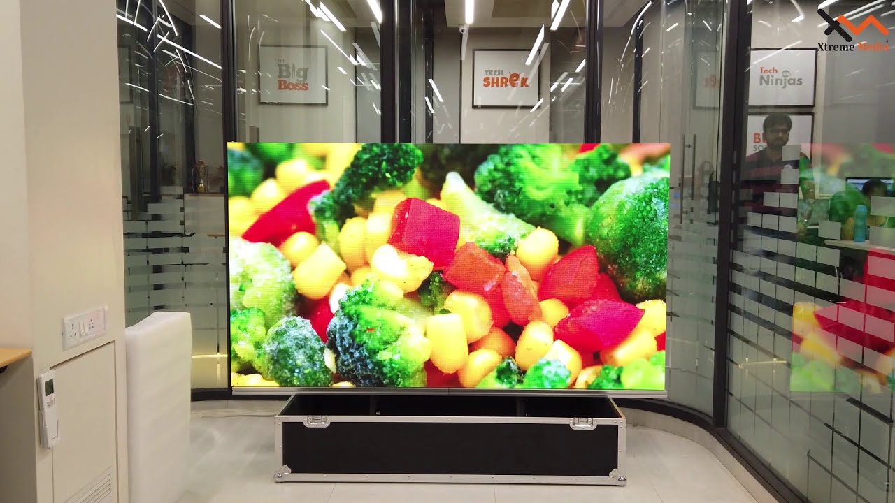 Live Demo for Small Pitch LED Display at Your Door Step - YouTube