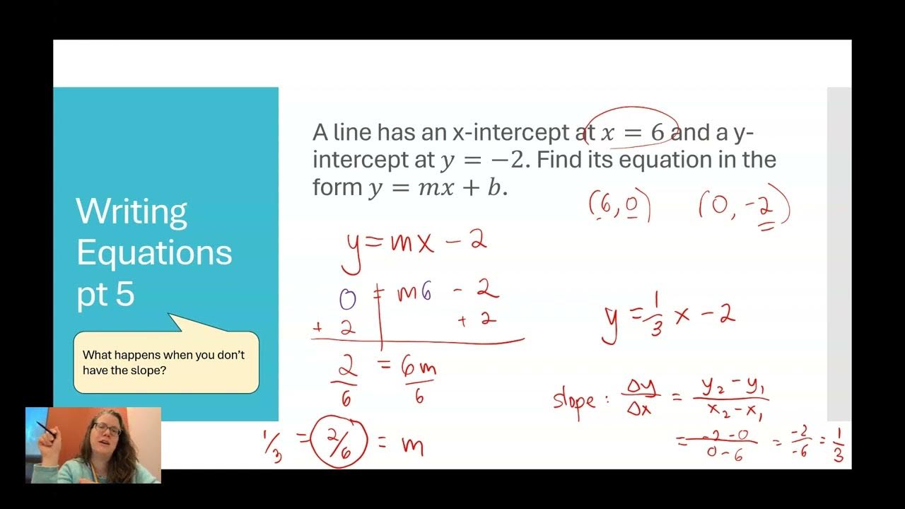 Writing Equations for Linear Functions - YouTube