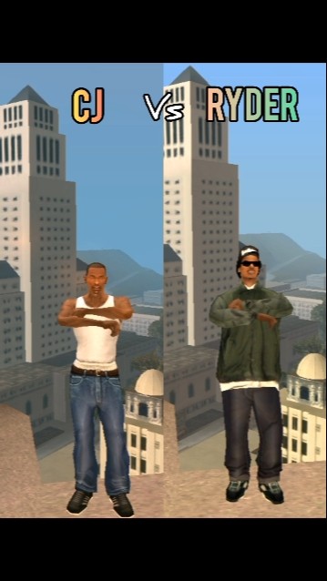 CJ vs RYDER in GTA San Andreas PT.1 #gtasanandreas #shorts - YouTube