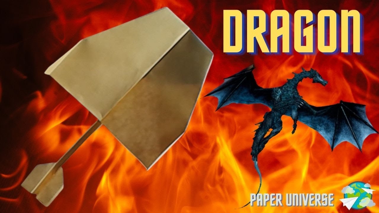 How to Make a Dragon Paper Plane? / Making Paper Planes Mandatory ...