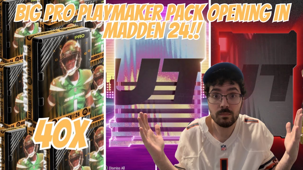 BIG 40X PRO PLAYMAKER PACK OPENING IN MADDEN 24!! FIRST PACK OPENING OF ...