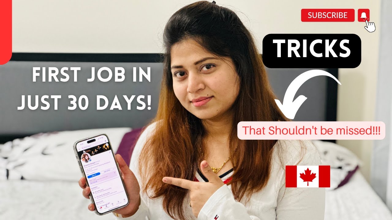 Got my FIRST JOB in CANADA 🇨🇦 in 30 Days! How to get your job quickly ...
