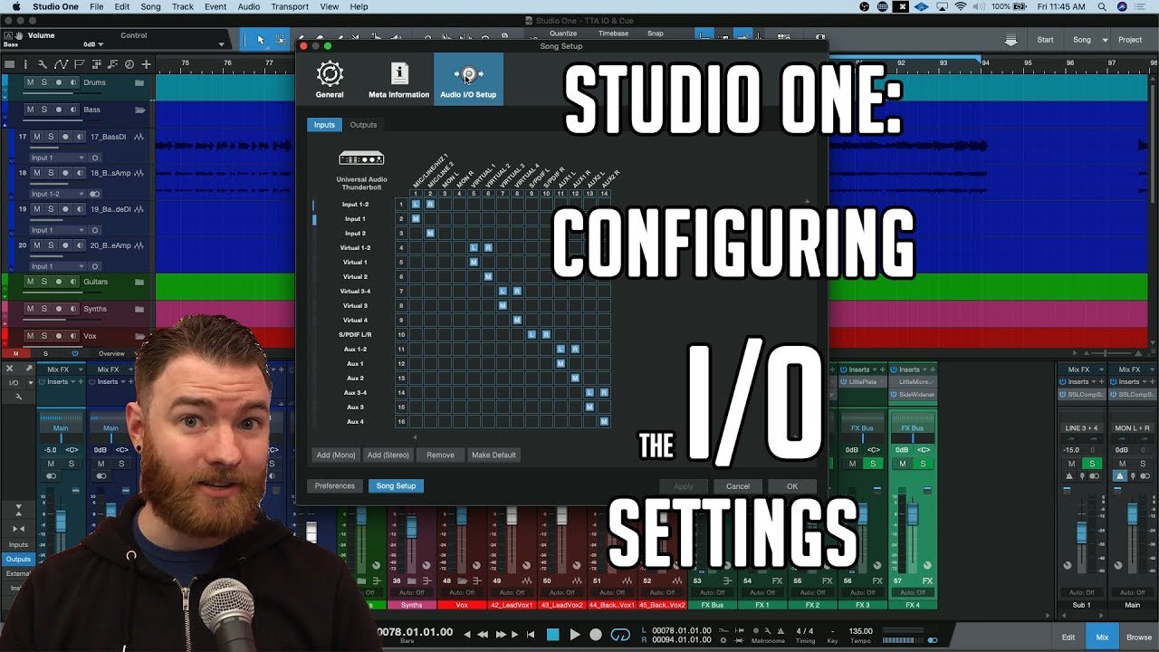Studio One: How to properly set up your I/O - YouTube