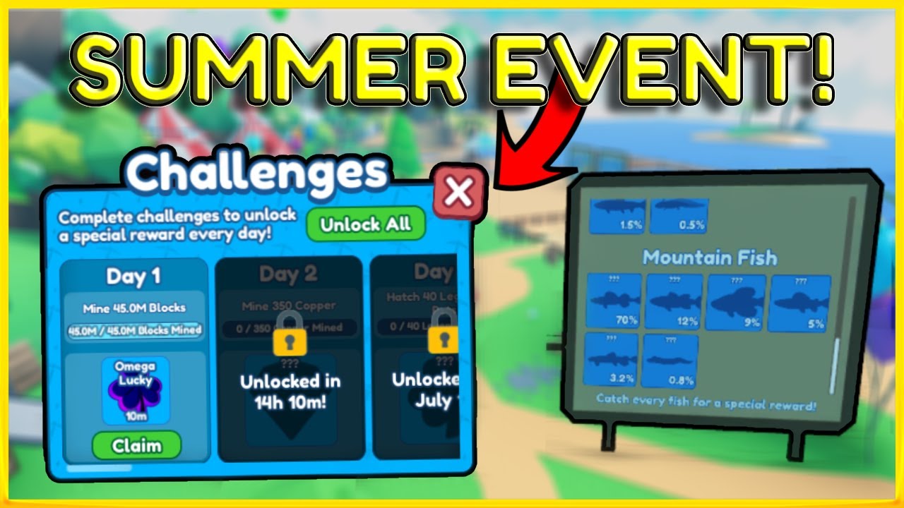 *NEW* Insane Summer Event Update! New Eggs, Tickets, Fishing & MORE ...