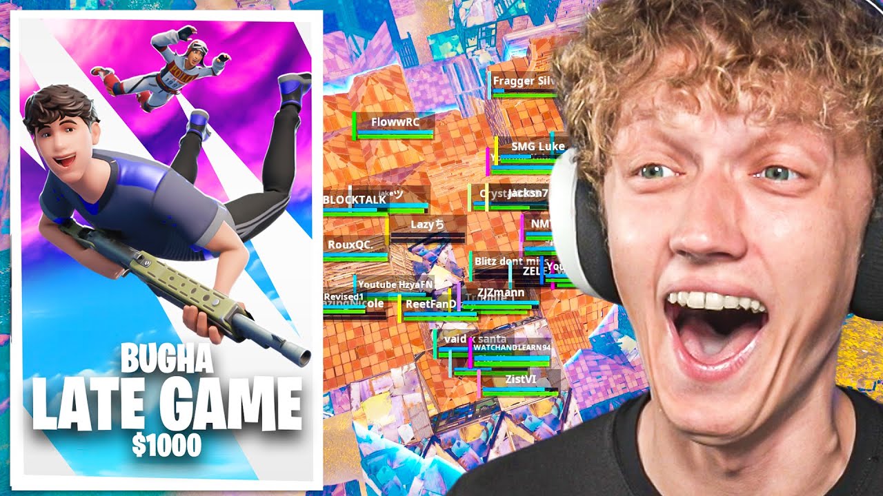 I Hosted a $1000 BUGHA LATE GAME Tournament In Fortnite! (it's back ...