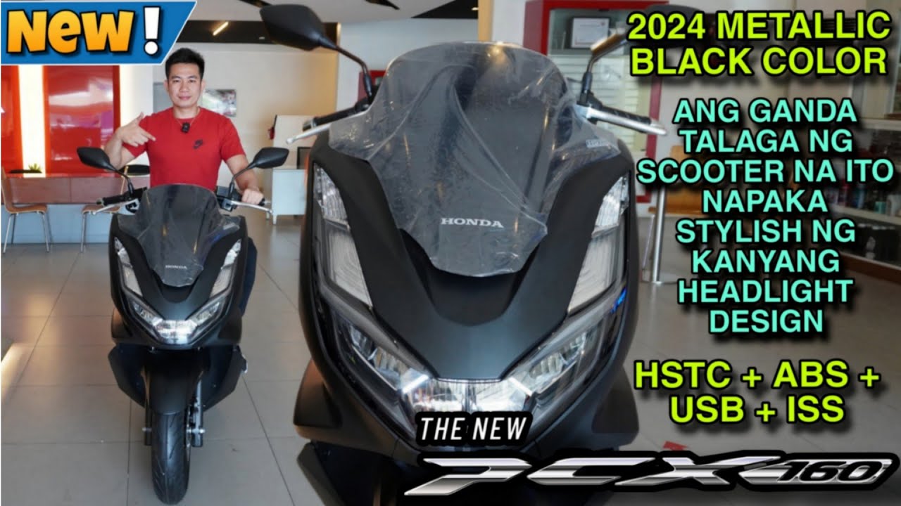 2024 HONDA PCX 160 ABS Version Metallic Black Color Ang Ganda ng ...