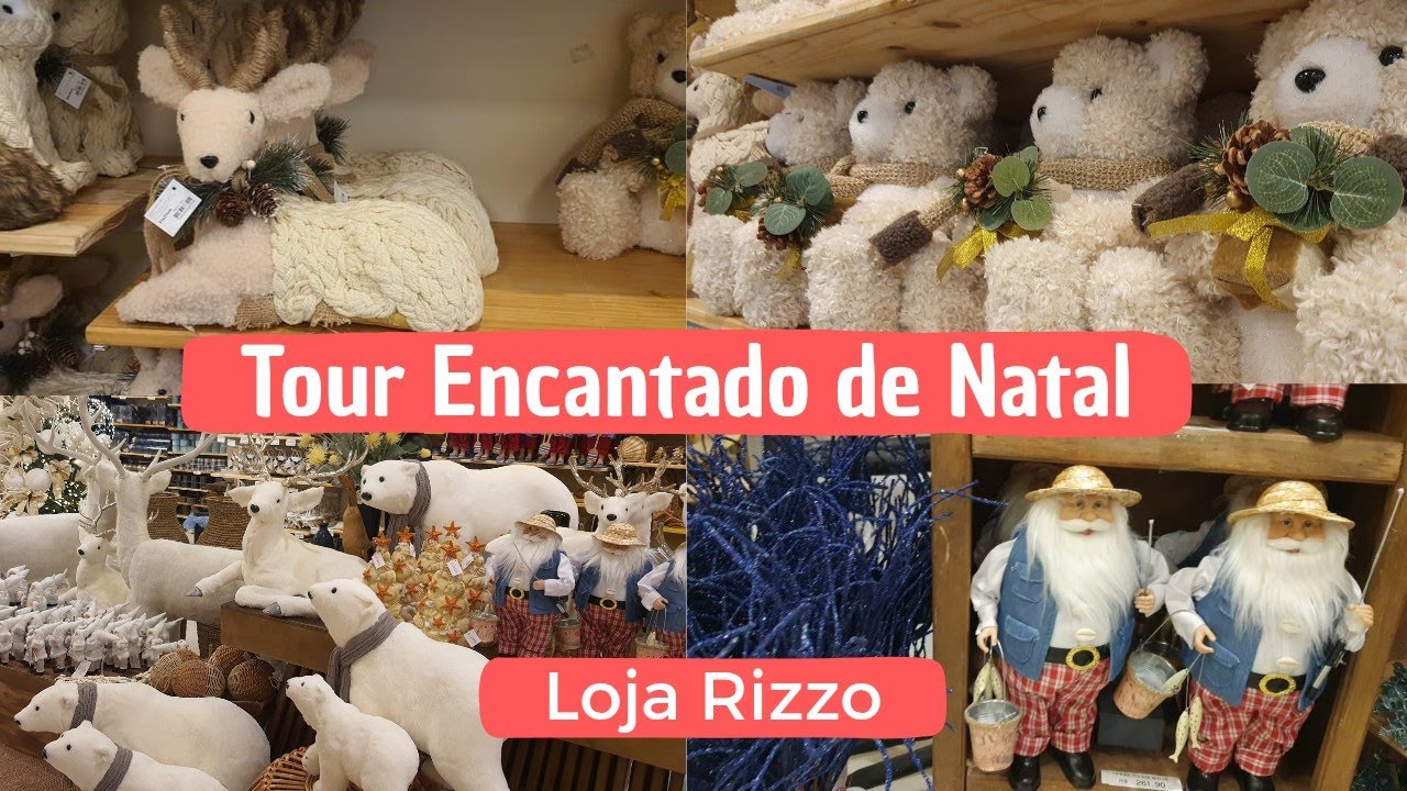 Tour encantado de Natal na loja Rizzo 🎄 | 25 de Março - YouTube