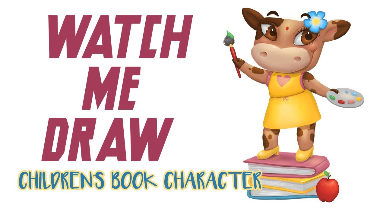 Children's Book Character Design Process _ Mrs Moo - YouTube
