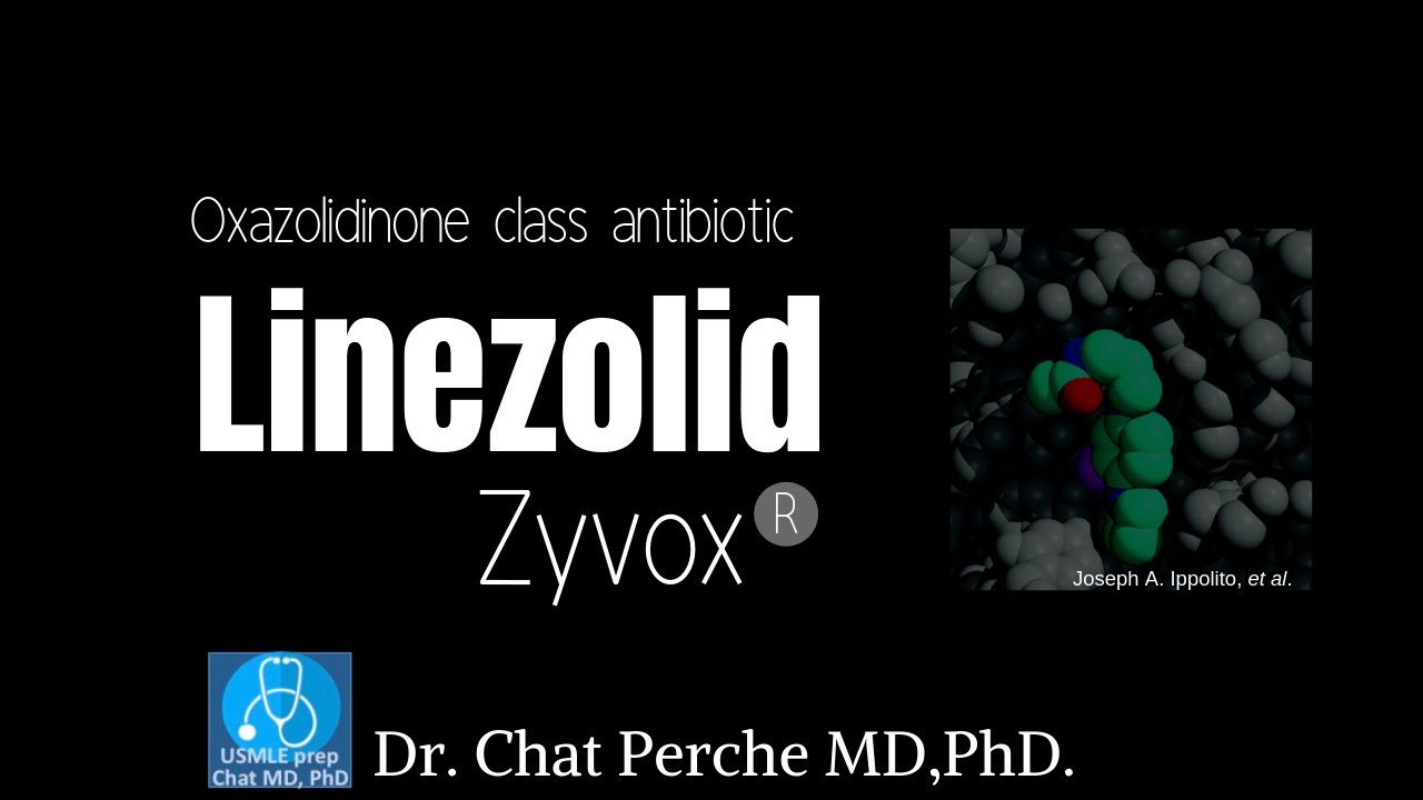 Linezolid(Zyvox) ; Mechanism of action【USMLE, Pharmacology】 - YouTube