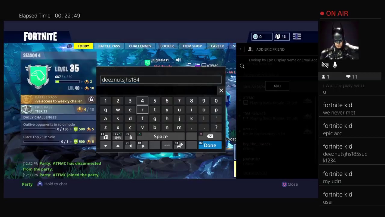 FORTNITE # 123345678 - YouTube