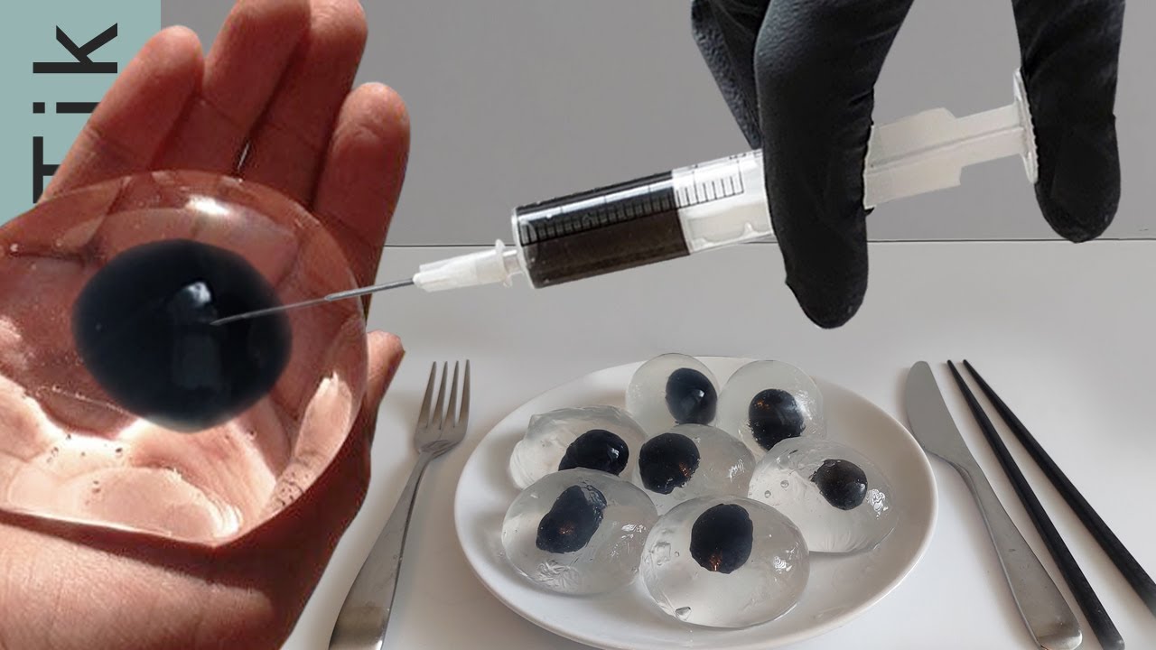 ASMR Experiments with food / Eating genetically modified WHALE Caviar ...