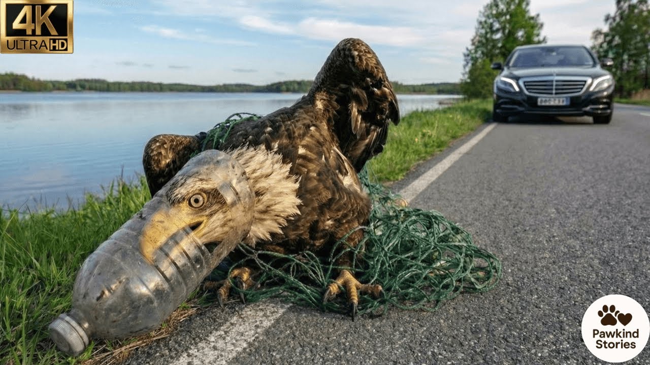 Saving Trapped Eagle in a Plastic Bottle – A Moment of Kindness You Won ...