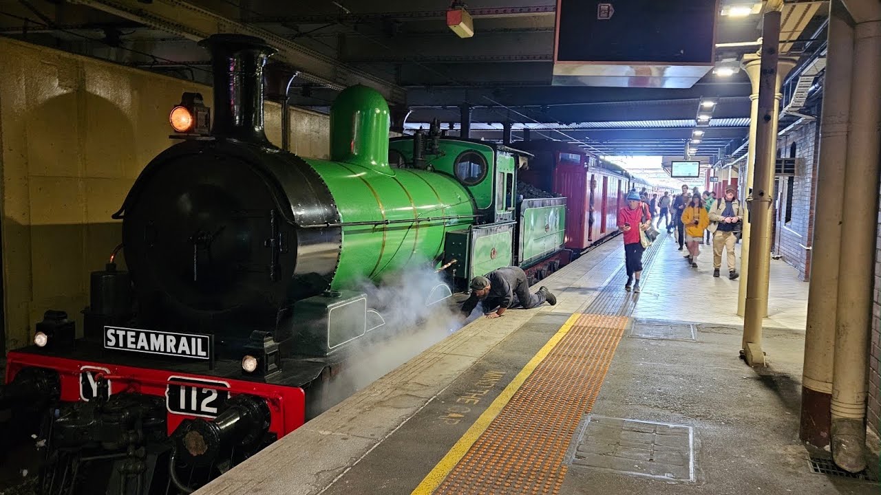 On board Y112, Steamrail Suburban Rambler. 22 Nov 2025 - YouTube