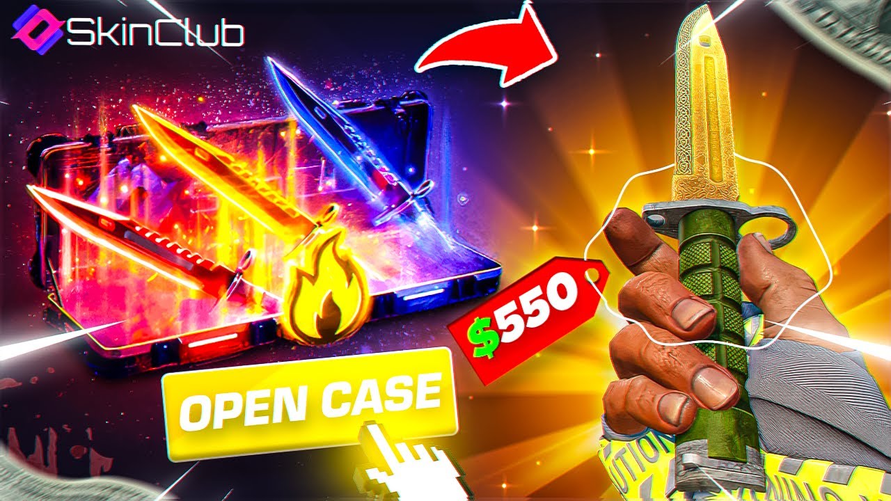 I OPENED THIS CASE ON SKINCLUB UNTIL I GOT AN INSANE KNIFE! - YouTube