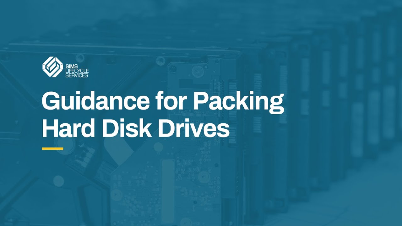 Guidance for packing hard disk drives (HDDs) - YouTube