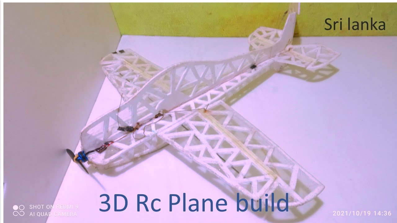 How to make 3d plane at home[Sri Lanka] - YouTube