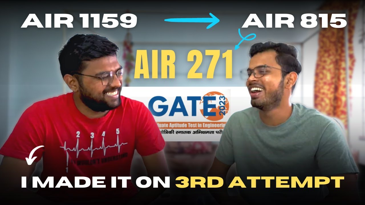 Topper's Talk GATE CSE | Inspiring Story | AIR 271 - YouTube