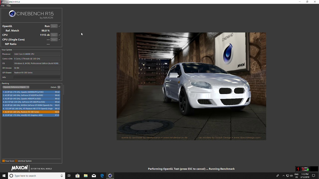 i5 8600K overclocking to 5.1GHz Test Cinebench r15 - YouTube