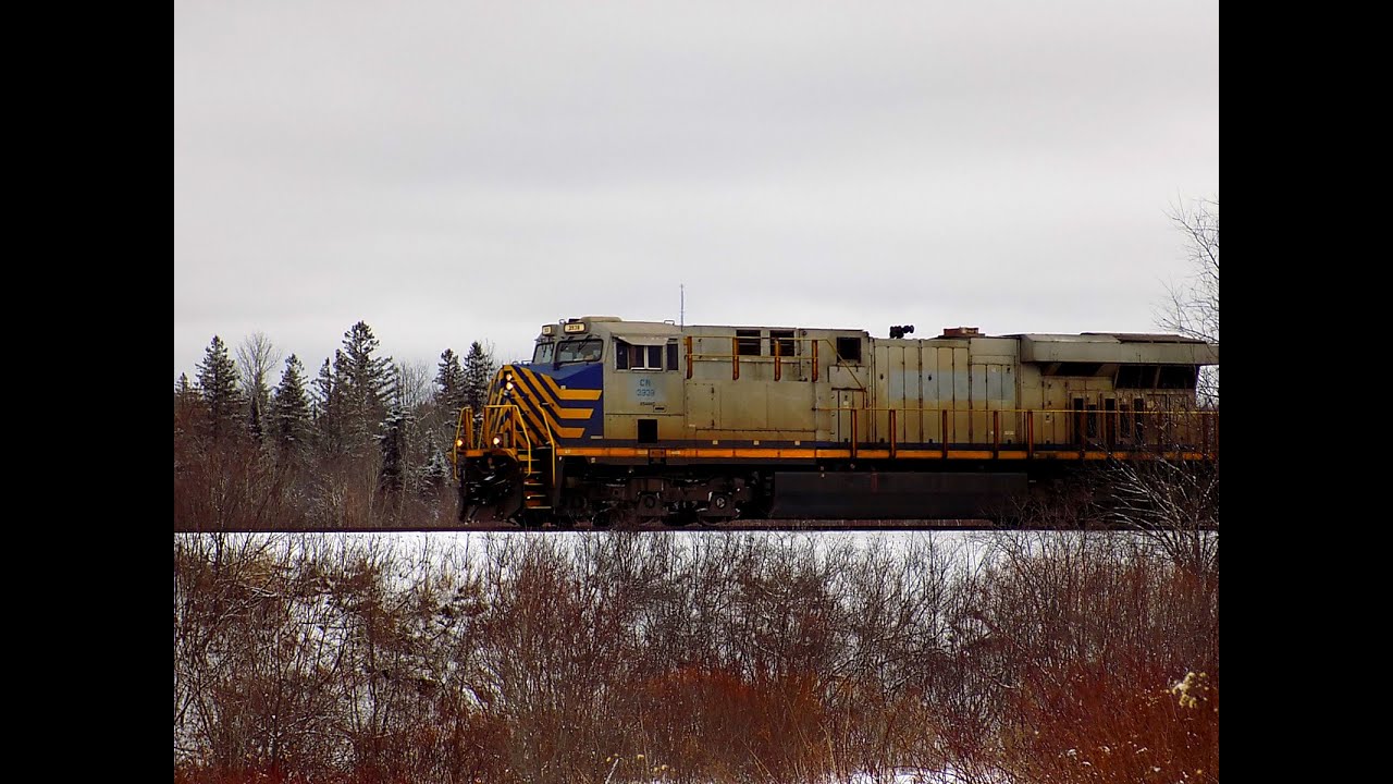CN 305 at Berry Mills, NB January 27 2024 - YouTube