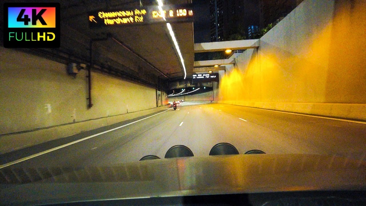 [4K 60P] Night Drive From Singapore Outram To End of CTE (Central ...