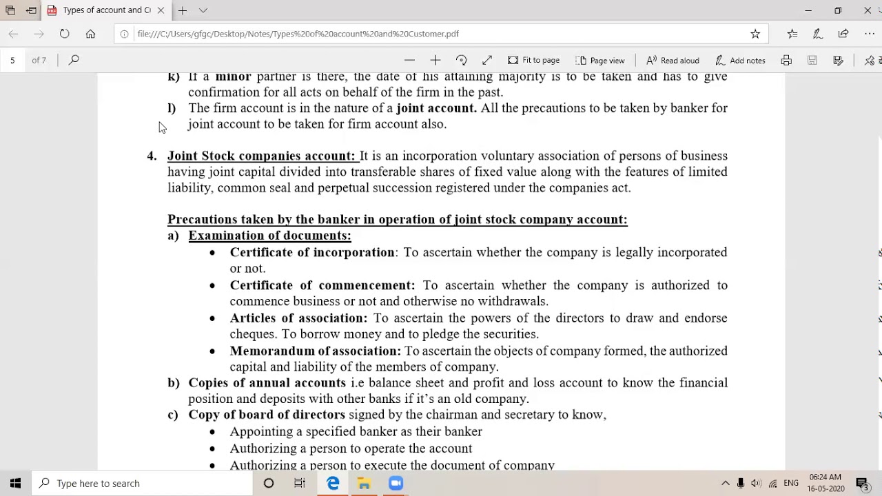 Unit 4 Types of account and account holders - YouTube