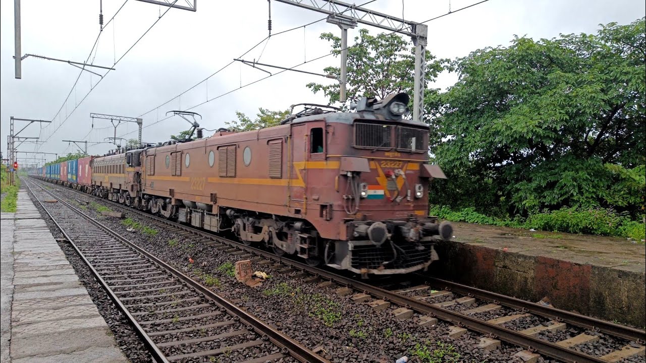 Push - Pull Goods Train of Indian Railways - YouTube