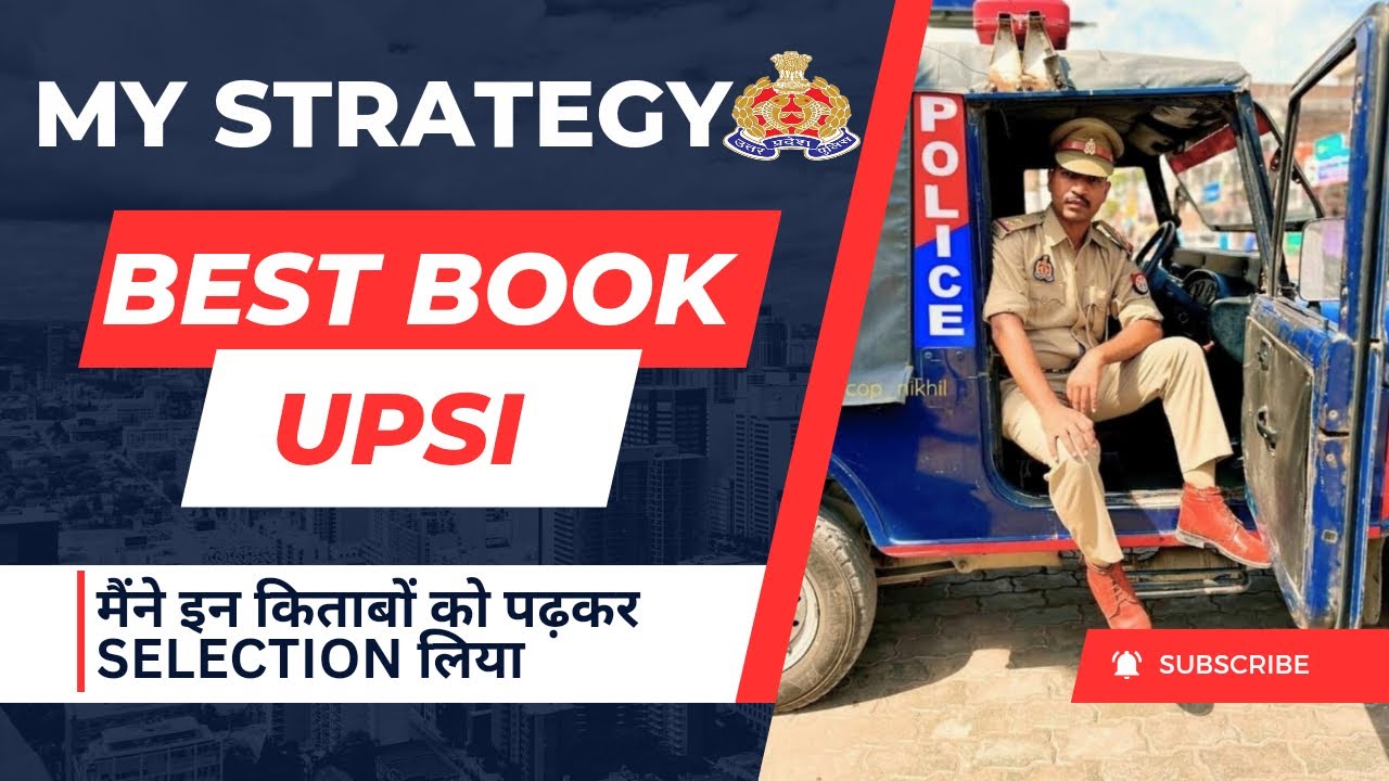 Best books for UPSI Exam || Sub Inspector exam preparation 🔥 #upsi # ...