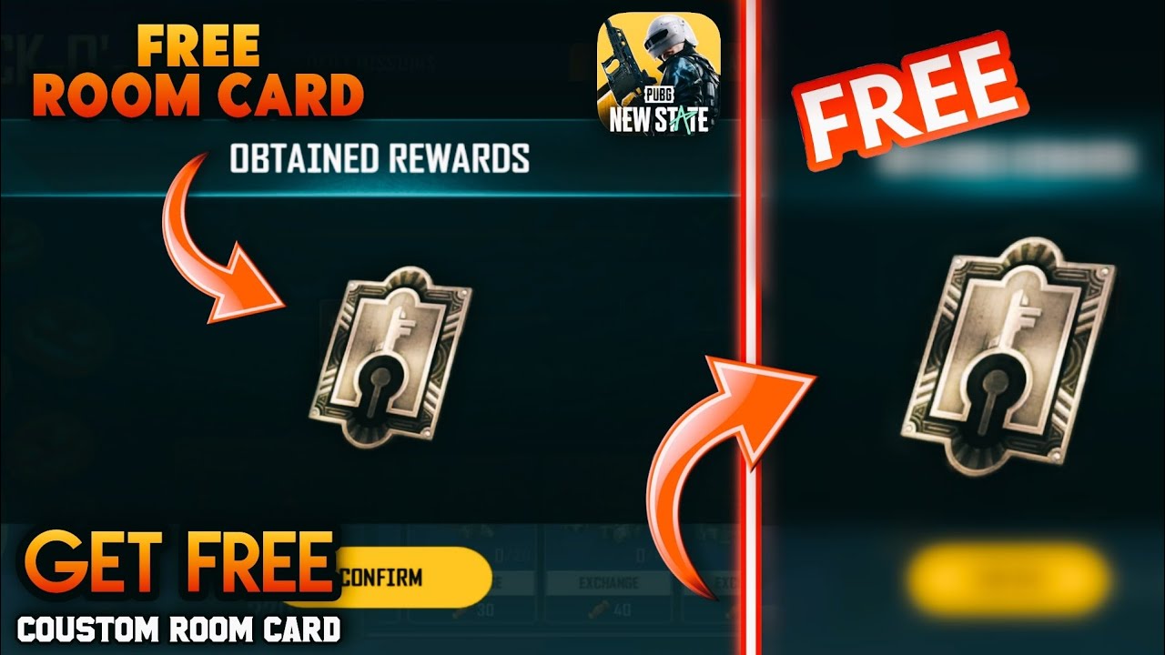 HOW TO GET FREE CUSTOM ROOM CARD | FREE ROOM CARD NEW STATE | HOW TO ...