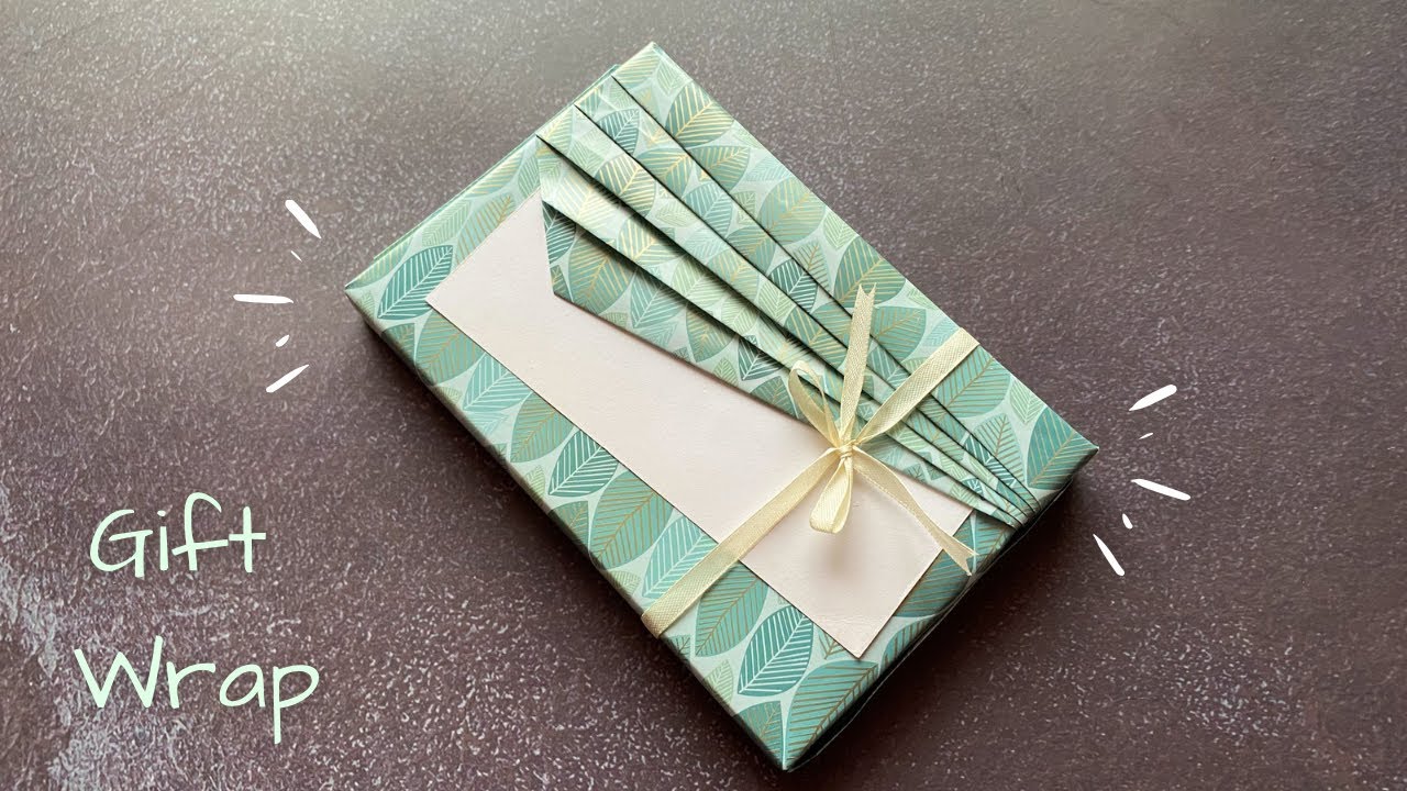 Easy Book Gift Wrapping DIY Christmas Gift Packing Idea How To Wrap easy-book-gift-wrapping-diy-christmas-gift-packing-idea-how-to-wrap