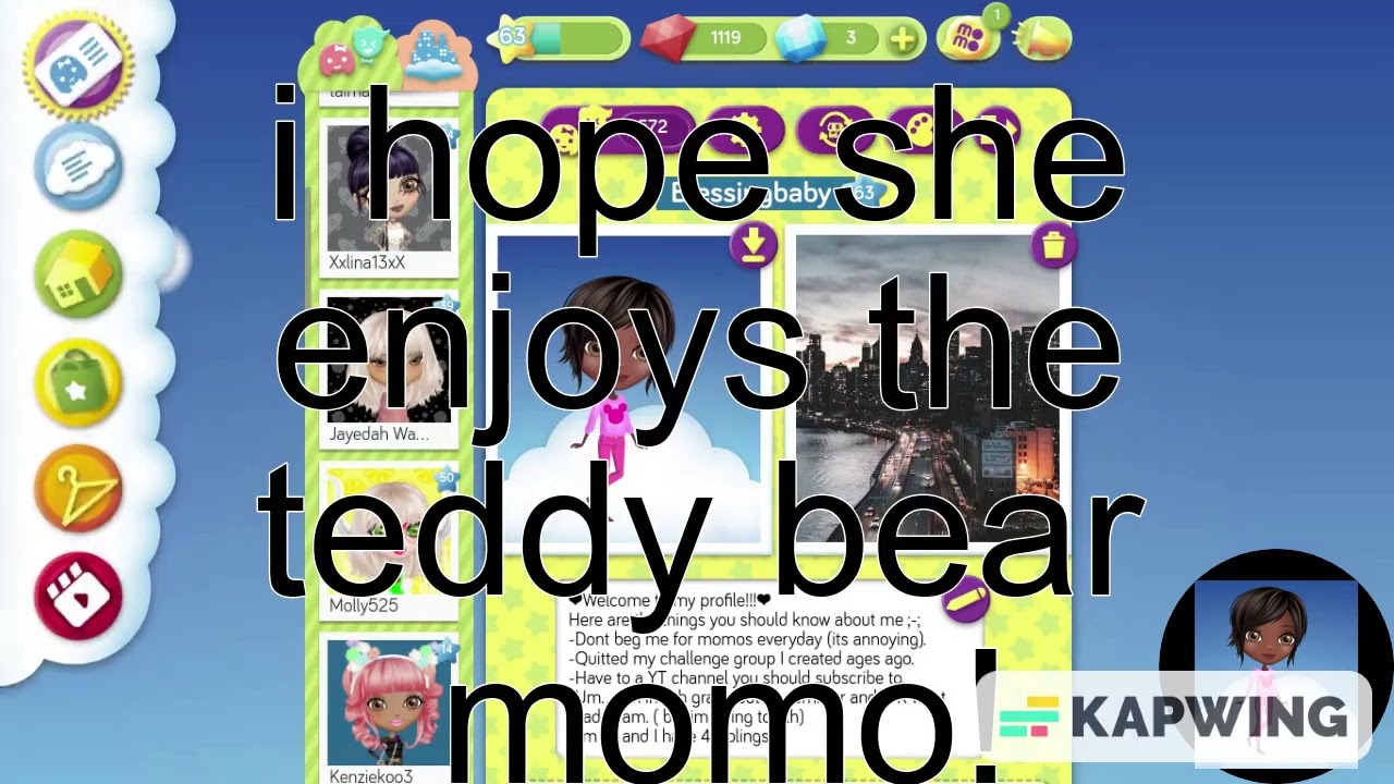 BEING SUPER NICE IN MOMIO | Blessingbaby - YouTube