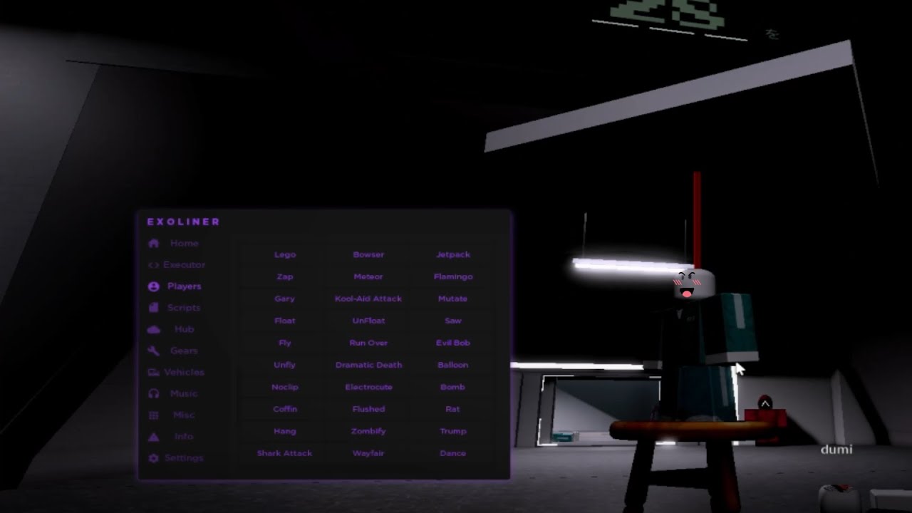 Cheating in roblox with EXOLINER - YouTube