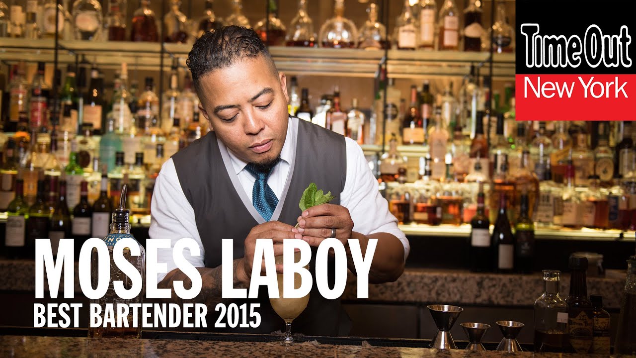 Time Out New York’s Best Bartender 2015 finalist: Moses LaBoy - YouTube
