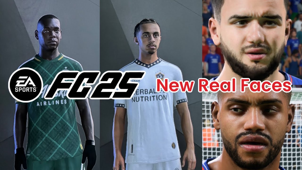 【EA SPORTS FC25】 New Real Faces Vol.5 - YouTube