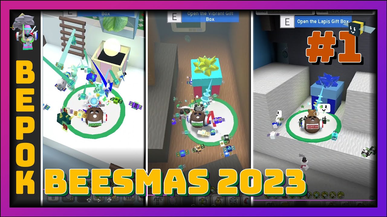 [Beesmas 2023] #1 Boost & Open The Gift Box - YouTube
