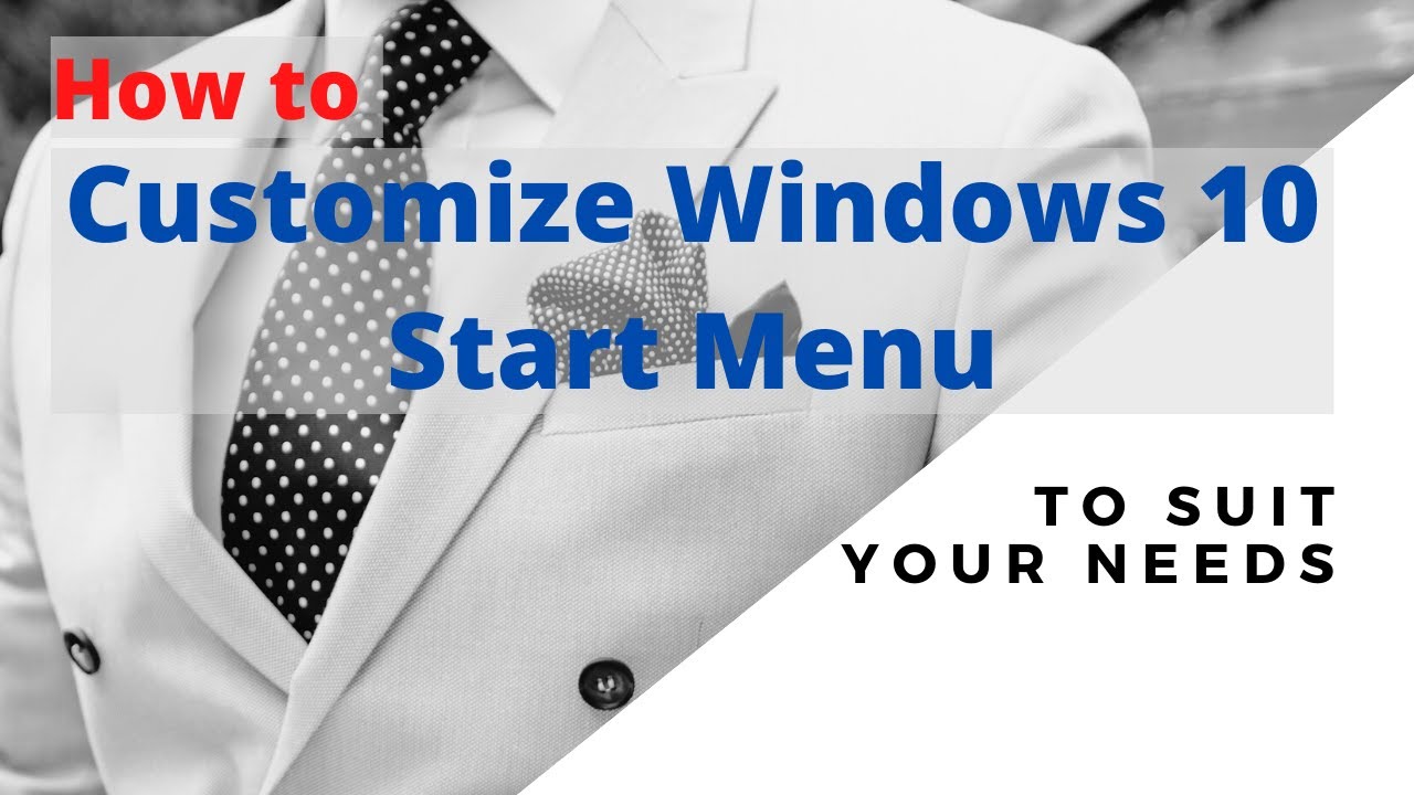 How to customize Windows 10 Start Menu - YouTube
