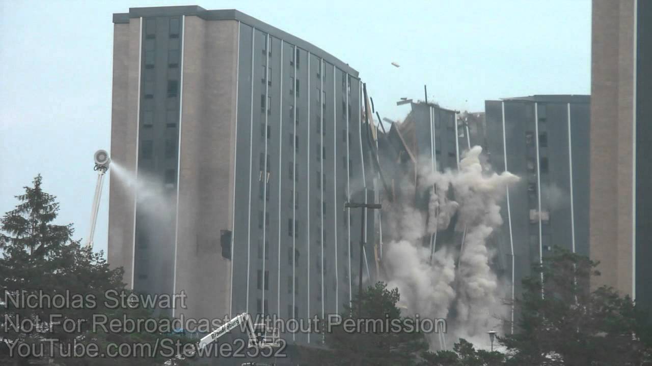 13 Story Building Implosion HD!! - YouTube