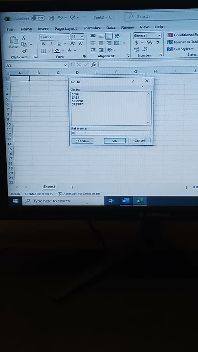 How To Select Cell At Once By Using Go To Special In Excel Excelformula Exceltips Exceltricks