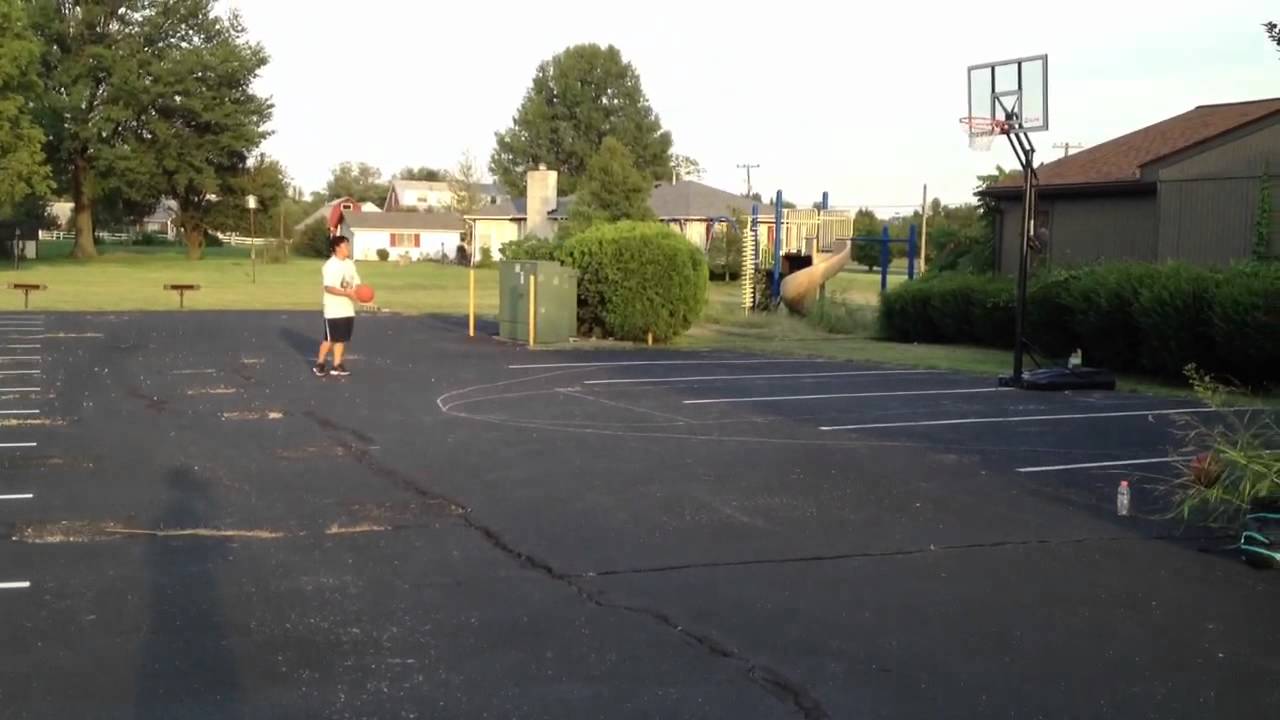 I Finally Kick a Ball into a Basketball Hoop - YouTube