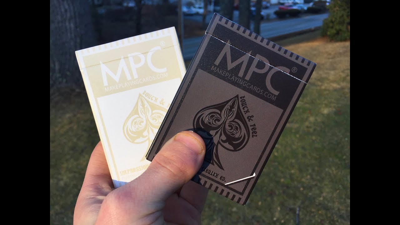 MPC Impressions Playing Cards Unboxing (Stealth and Phantom) - YouTube