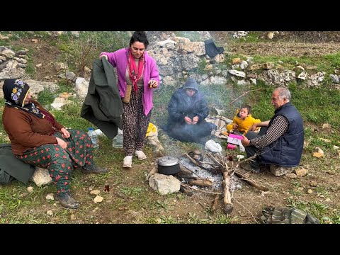 Yükseklerde Köy Hayatı / Yaylada Yağmura Yakalandık