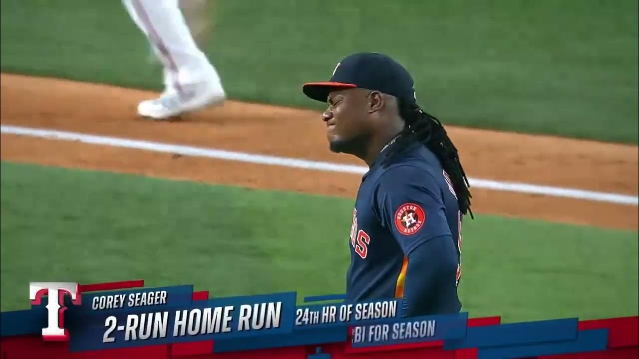 Corey Seager's 24th home run of the season is a 2-run blast - YouTube